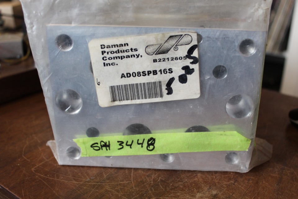 Daman AD08SPB16S Sub-Plate / ISO 4401-08-07; NFPA T3.5.1-D08 | Product ...