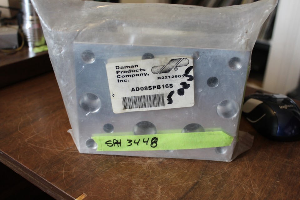 Daman AD08SPB16S Sub-Plate / ISO 4401-08-07; NFPA T3.5.1-D08 | Product ...